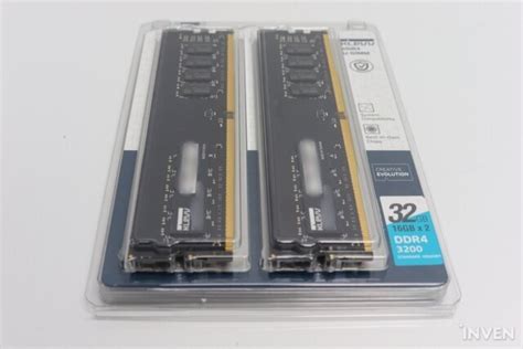 시금치 램 멈춰 시크한 검은색의 메모리 에센코어 KLEVV DDR4 3200 CL22