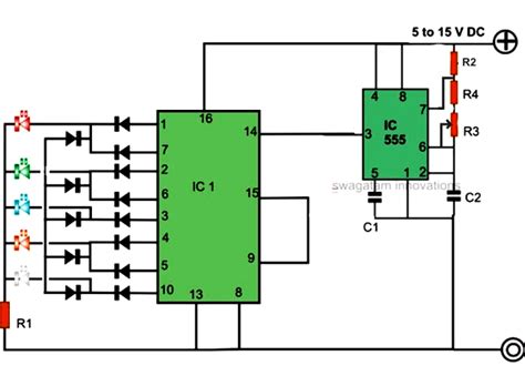 Ic 4017 Led Circuit Diagram