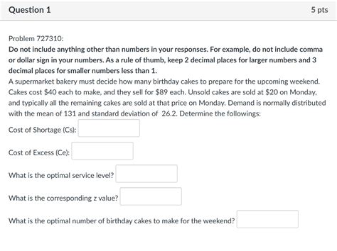 Solved Question 1problem 727310do Not Include Anything