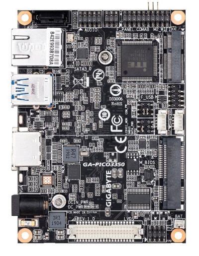 NP GIGABYTE revela la nueva placa base Pico ITX GA PICO3350 Fanáticos del Hardware