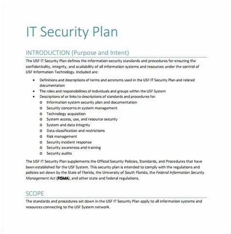 30 Security Assessment Plan Template Business Proposal Template How To Plan Proposal Templates