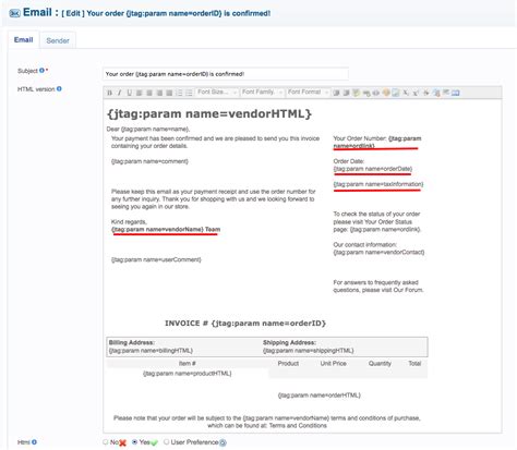 Email Notification Template Analisis