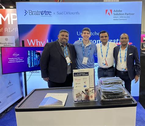 Brainvire Adobe Adobesummit Ai Ecommerce Event Adobepartners Supplychain Sales Brainvire