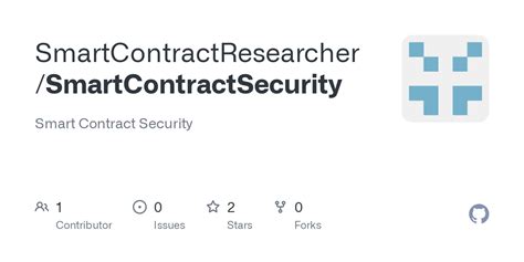 Github Smartcontractresearcher Smartcontractsecurity Smart Contract Security