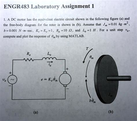 GET ANSWER ENGR Laboratory Assignment A DC Motor Has The Equivalent Electric Circuit