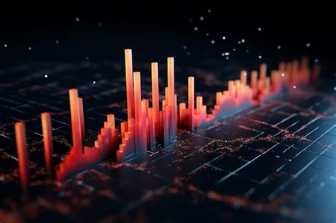 premium photo abstract visualization of data analytics and generative ai