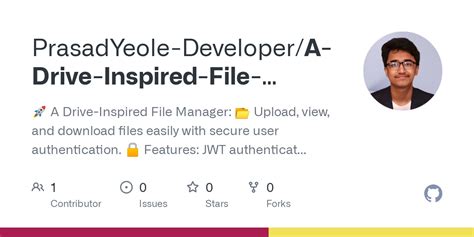 Github Prasadyeole Developera Drive Inspired File Manager 🚀 A Drive Inspired File Manager 📂