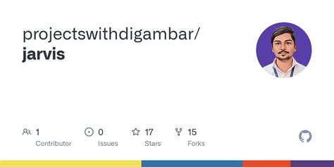 Issues Projectswithdigambar Jarvis GitHub