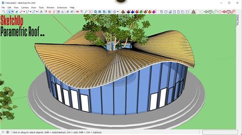 Architectural Modeling In Sketchup Parametric Roof Modeling In Sketchup Sketchup Plugin