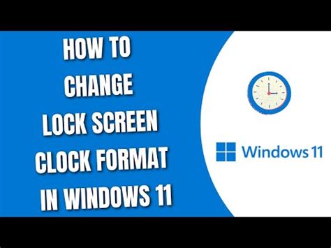 Lock Screen Clock Format Tutorials Computer Windows Lockscreen Ramen Wizards