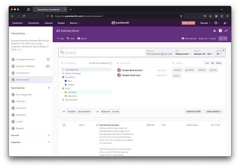 New Transactions Search Now In Beta Pocketsmith
