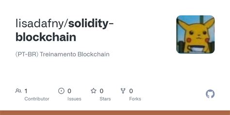 GitHub Lisadafny Solidity Blockchain PT BR Treinamento Blockchain