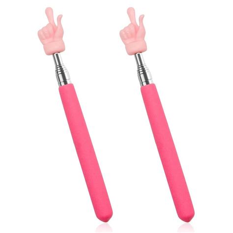 2 Pcs Extendable Teachers Pointer For Classroom Telescopic Hand Pointer Finger Pointer Stick