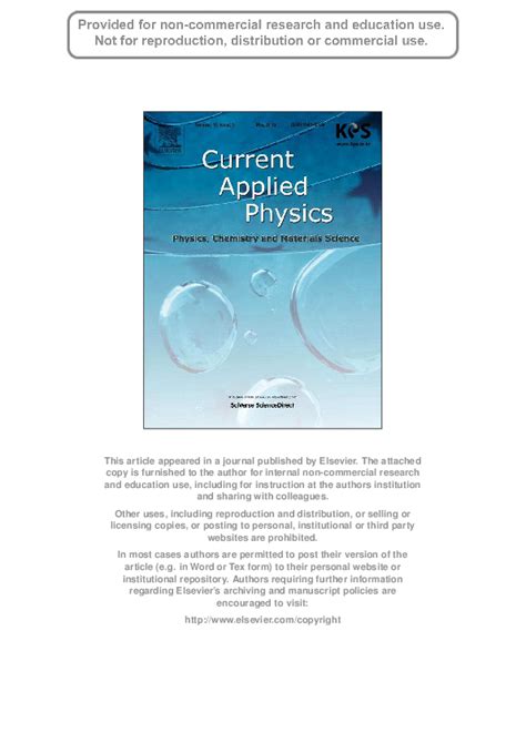 Pdf Photothermal Deflection Spectroscopy Pds Investigation Of Optical And Thermal Properties