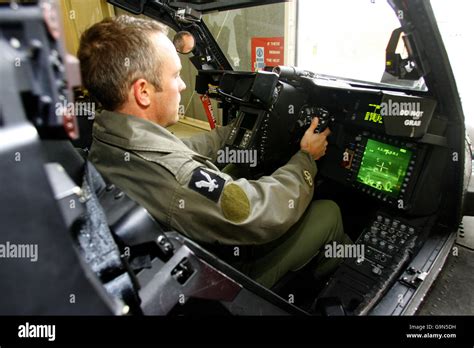 Apache Helicopter Cockpit Gunner