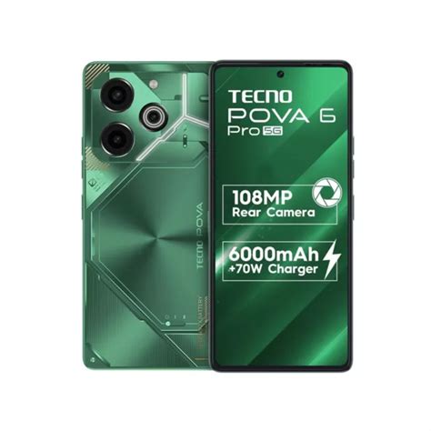 TECNO POVA 6 PRO 5G Factory Unlocked Dual SIM 256GB Storage AMOLED Display GREEN 249 01