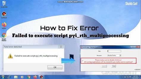How To Fix Pyirthmultiprocessing Fatal Error On Windows 7 Pyirth