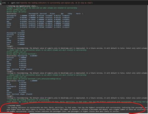 qa against a dataframe using langchain datafireball