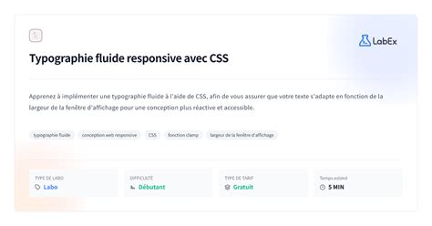 Typographie Fluide Responsive Avec Css Labex