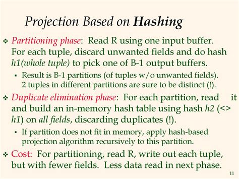 Cs222p Principles Of Data Management Notes 11 Selection Projection