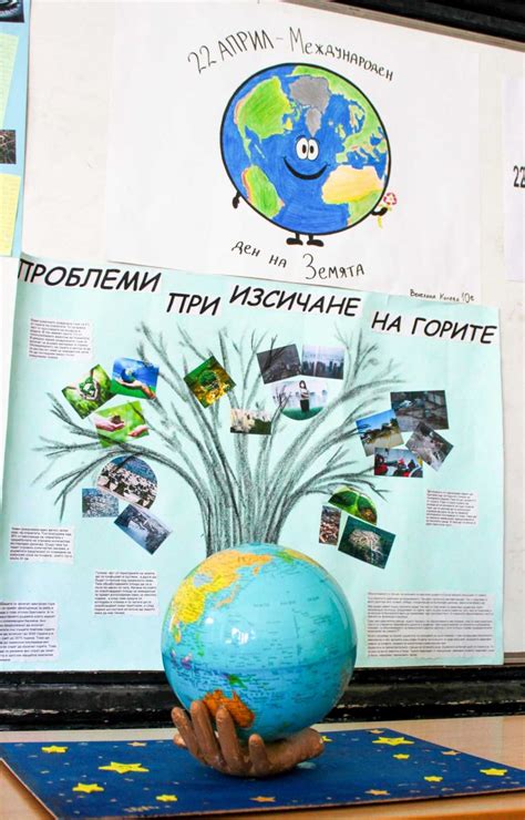Ученици от ПМГ отбелязаха 22 април Международния ден на Земята с