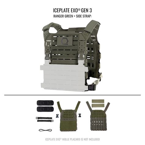 Iceplate Exo® Gen 3 Ultralight Minimalist Plate Carrier Americana