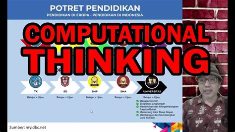 Membangun Sdm Indonesia Dengan Computational Thinking Youtube
