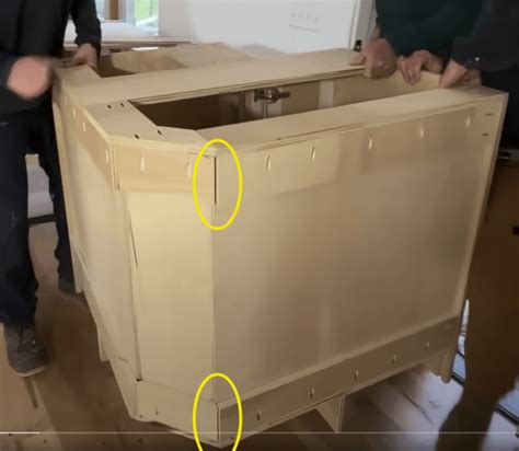 intentional gaps in mitered corner r woodworking