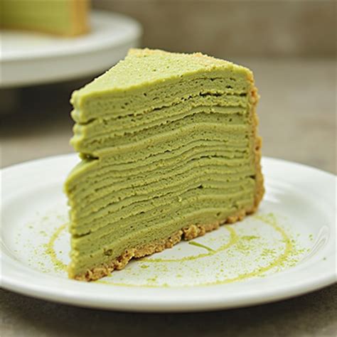 Matcha Mille Crepes Cake Elegant And Delicious