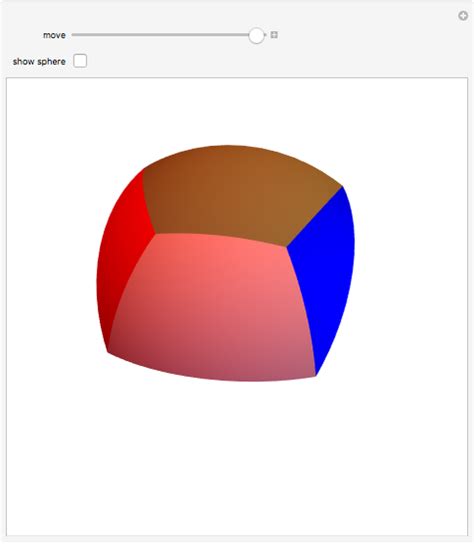 Dissection Of A Spherical Square Into Two Spherical Regular Pentagons Wolfram Demonstrations