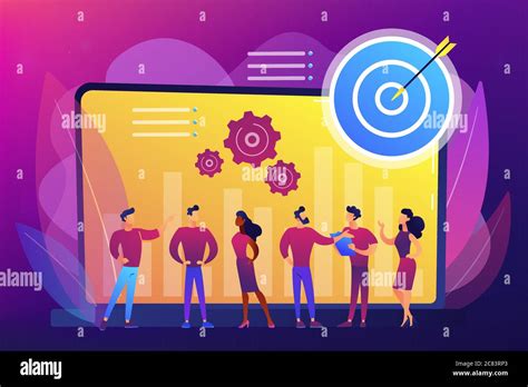 Performance Management Concept Vector Illustration Stock Vector Image