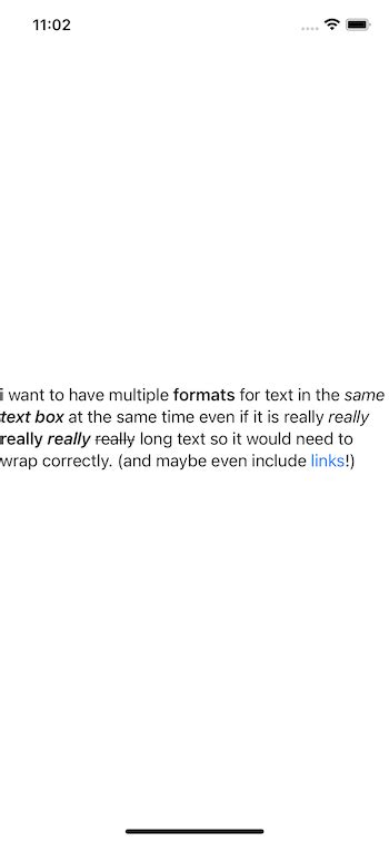 How To Use Bold And Normal Text In Same Line In Swiftui Stack Overflow