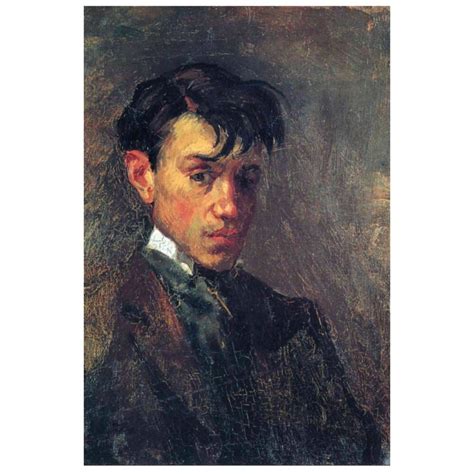 Pablo Picasso Self Portrait 1907 Printed On Canvas • Canvaspaintart