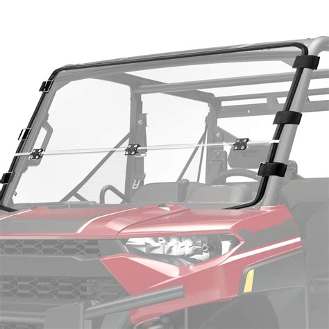 Polaris Oem Full Glass Windshield And The Seizmic Pursuit Mirror