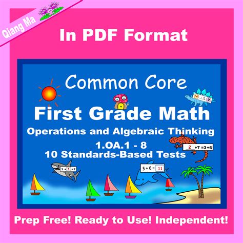 First Grade Math Add Subtract 1 Oa Tests Classful