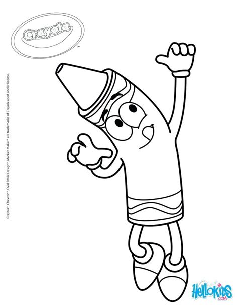 Crayon Coloring Pages At Getdrawings Free Download