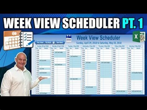 How To Create This AMAZING Week View Schedule In Excel Part 1 YouTube Excel Mentorship