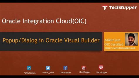 Popup Dialog In Oracle Visual Builder Cloud Service Oracle Vbcs Oic Oic Oraclecloud