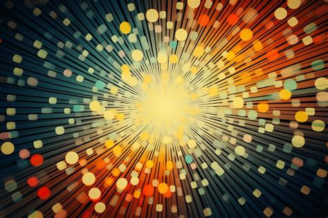 Radial Vector Texture Premium Ai Generated Image