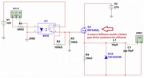 Pwm Too Low Output Voltage Of MOSFET Electrical Engineering Stack Exchange