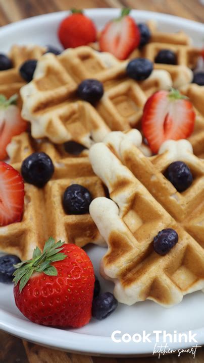 Easy Mini Waffles Cookthink