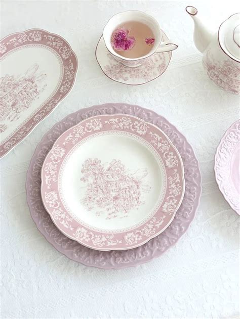Afralia™ Retro Garden Dinnerware Set For Classic Dining Experience