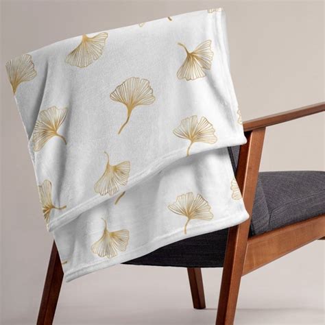 Leaf Throw Blanket Etsy