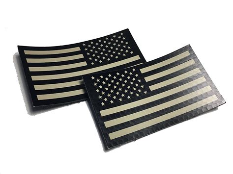 Us Tan And Black Ir Flag Patch Us Mil Spec Army Patch Choose Size And