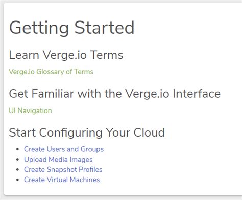 Module 1 2 User Interface Guide VergeIO Wiki Module 1 2 User Interface Guide VergeIO Wiki