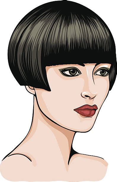 270 Short Haired Brunette Drawings Illustrations Royalty Free Vector