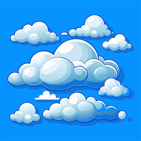 Cloud Vector Design Premium AI Generated Vector