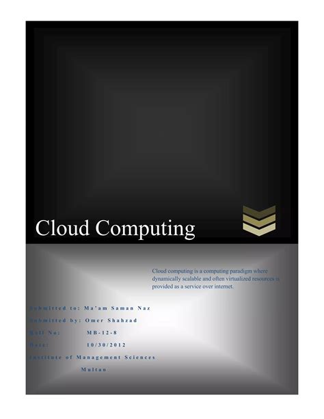 Cloud Computing Assignment Docx