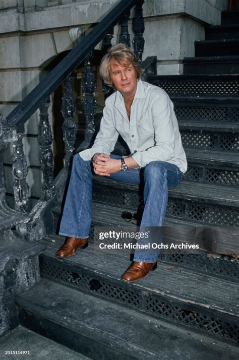 American Actor And Singer Troy Donahue Wearing A Light Blue Shirt