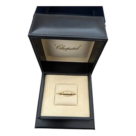 Ice Cube Yellow Gold Ring Chopard Gold Size 54 Eu In Yellow Gold 31353055